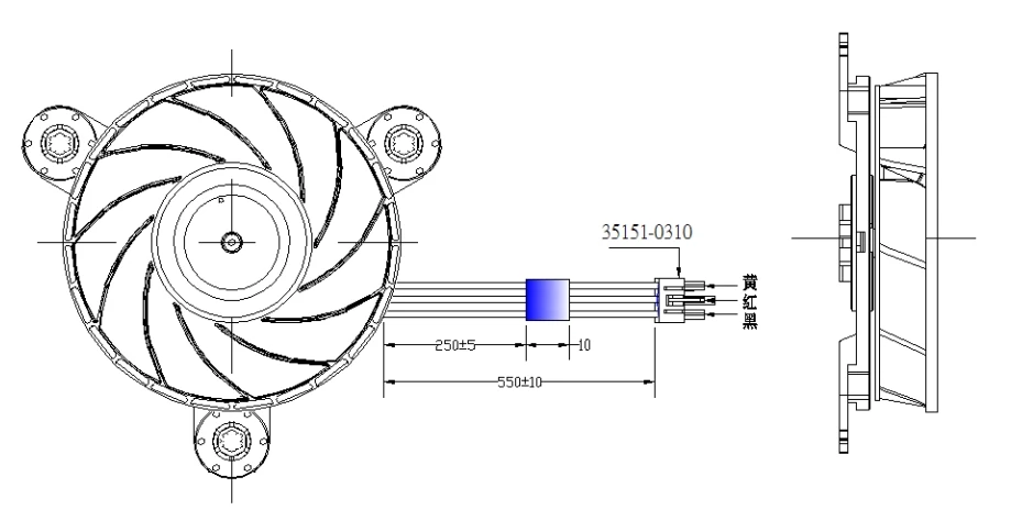Wellsunfan Silent Brushless Pc Fan Odm Oem High Quality Centrifuge Dc ...