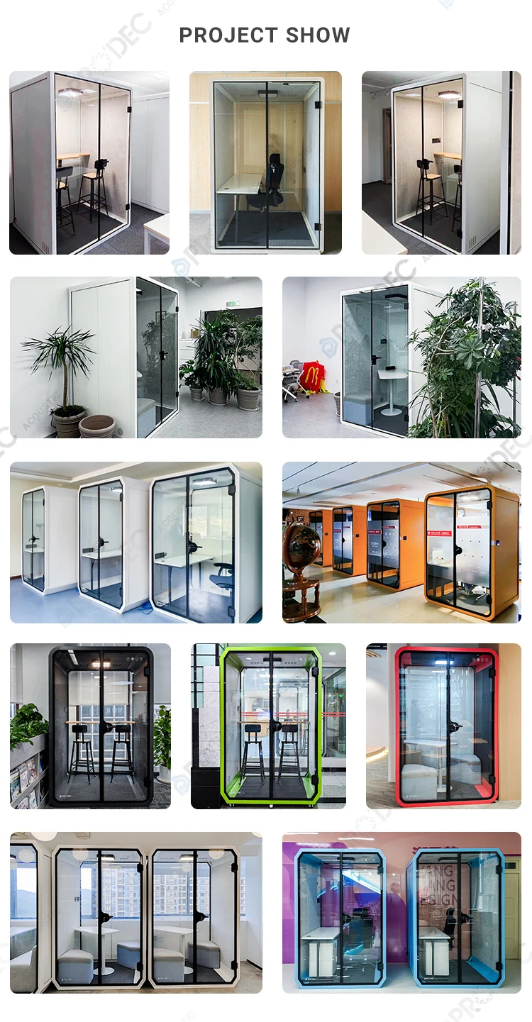 2 Person Phone Booth Other School Furniture Movable Small Private Two ...