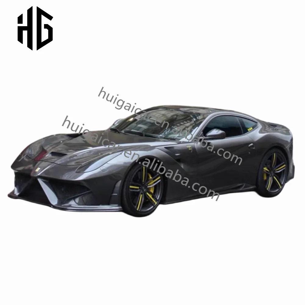 Msy Style Wide Body Kit Side Skirts Engine Hood for Ferrari F12 Front ...