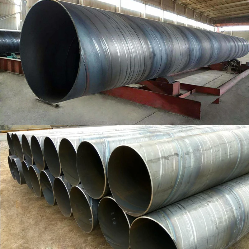 DN200 DN600 DN1000 ASTM A252 Grade 3 Piling Round Section Shape Spiral Welded SSAW Pipe Carbon ...