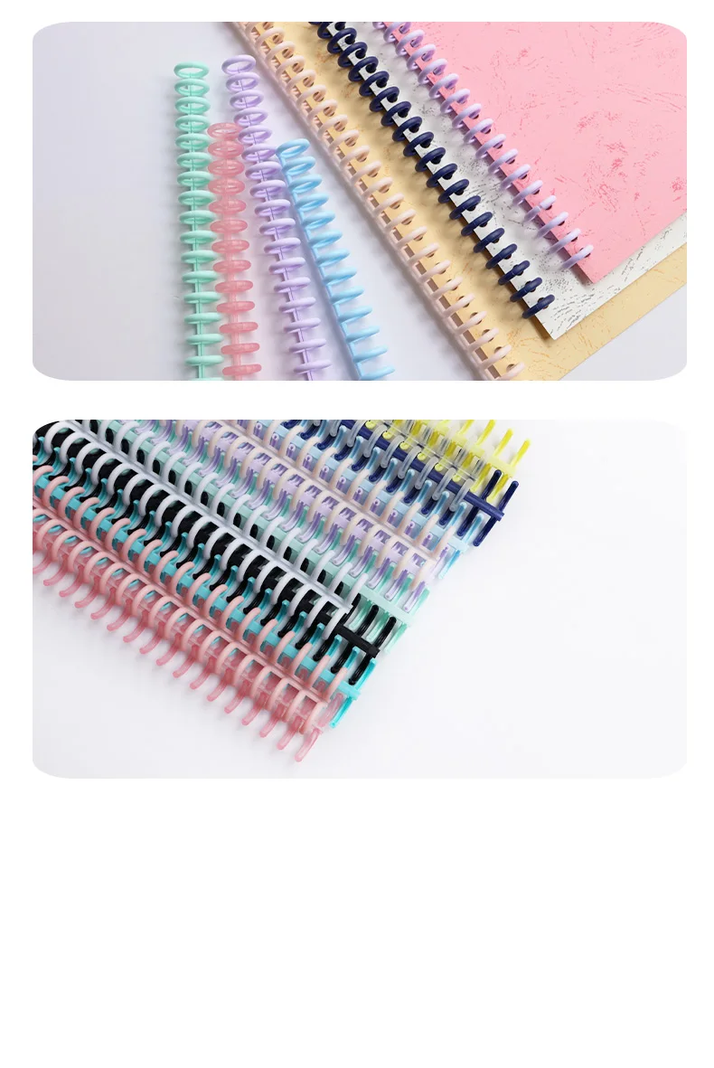 SAITAO Office Supplies A4 Size PP Plastic Book Binders Spiral Coil ...
