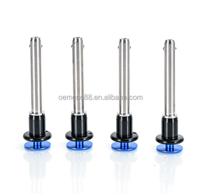 Custom Double Flat Head Button Handle Stainless Steel Quick Release Ball Lock Pin - Buy Custom ...