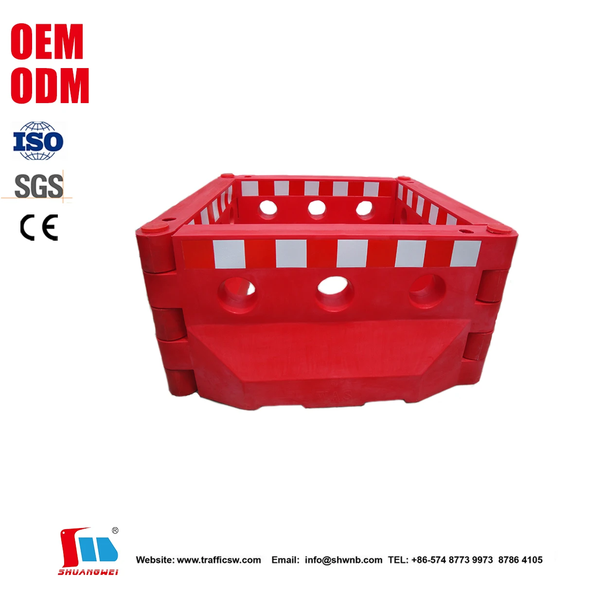 2000x1000mm PE Temporary Mobile Portable Barricades Traffic Divide ...