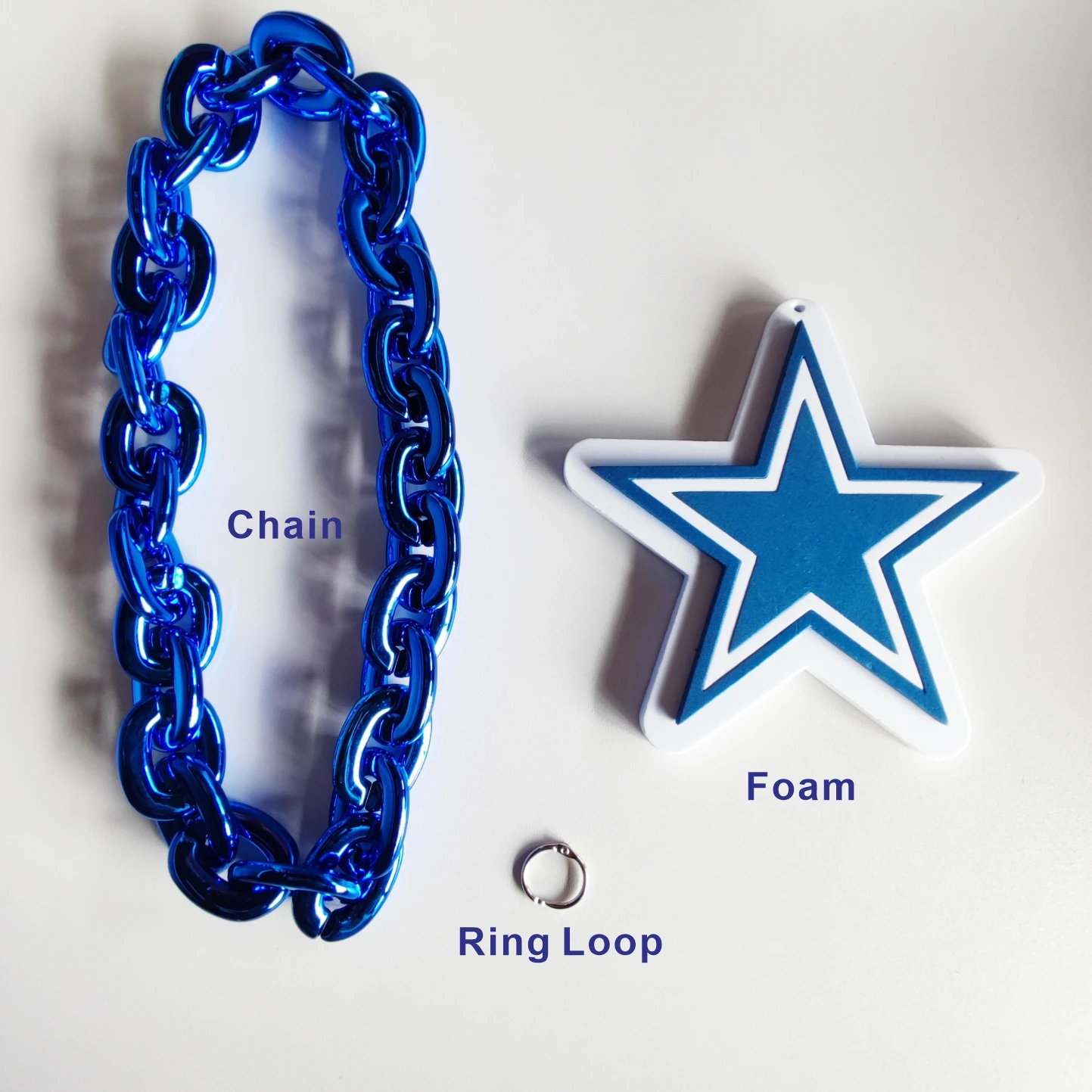Shop Our in-Stock 3D NFL Football Fans Necklace, 49ers Chain