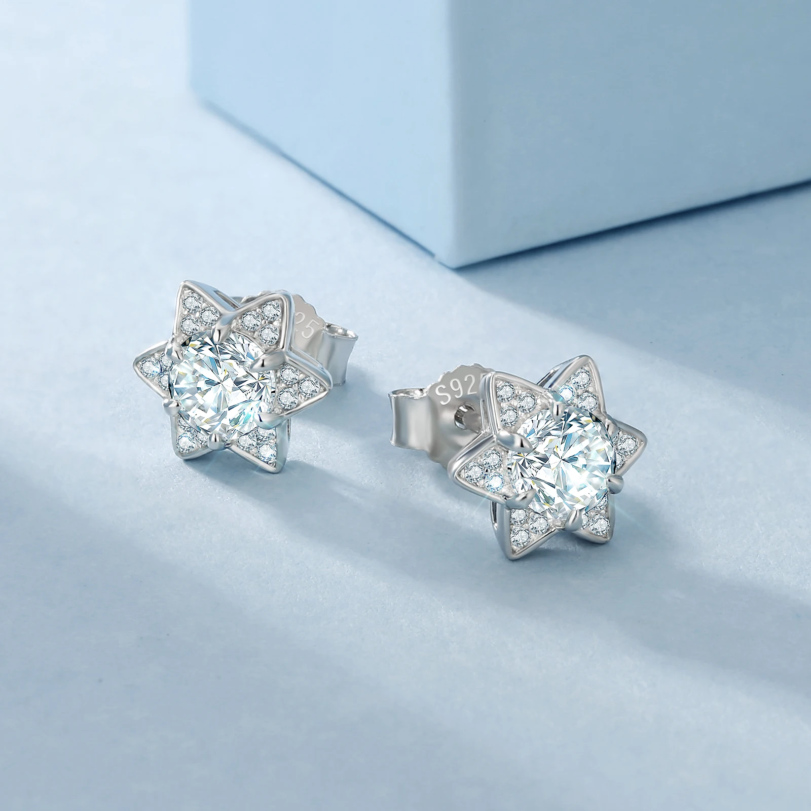 Customized Designer Earrings Women Vvs1 Moissanite Earrings Gra ...