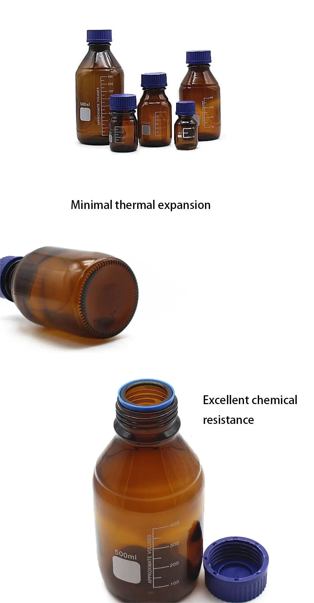 Amber Reagent Bottles Chemical Laboratory Reagent Bottle - Buy Clear ...