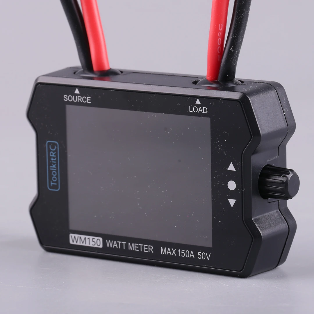 ToolkitRC WM150 150A 50V Watt Meter Power Battery Analyzer LCD Display ...