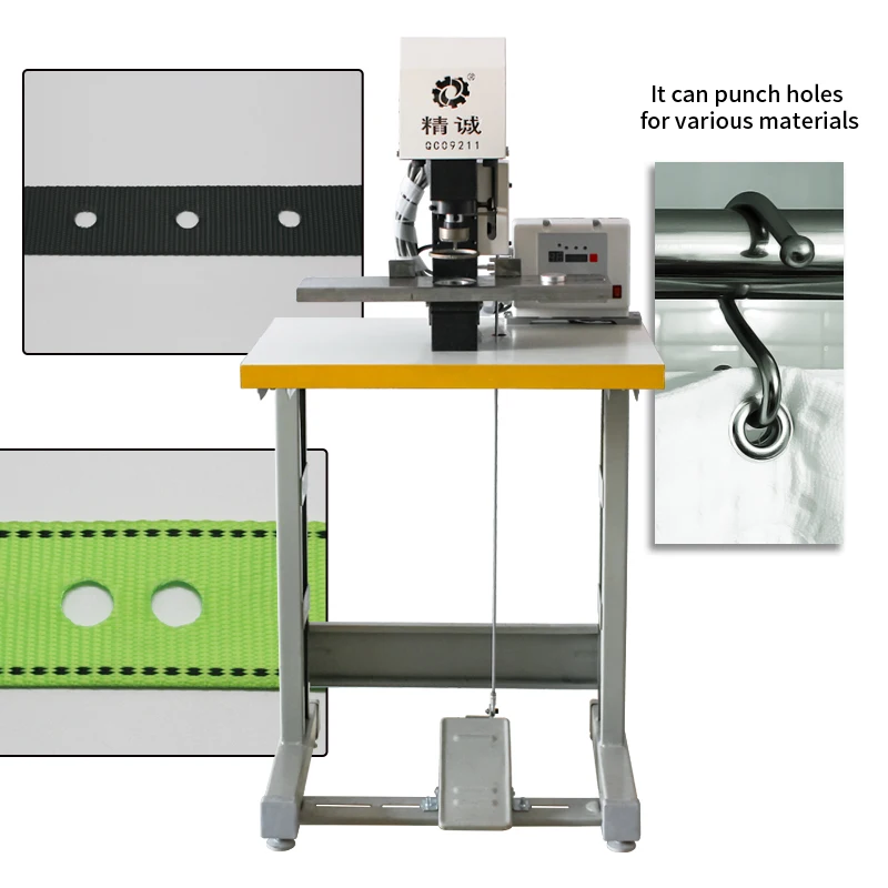 Webbing Hole Punching Machine Hole Making Machine For Thick Fabrics ...