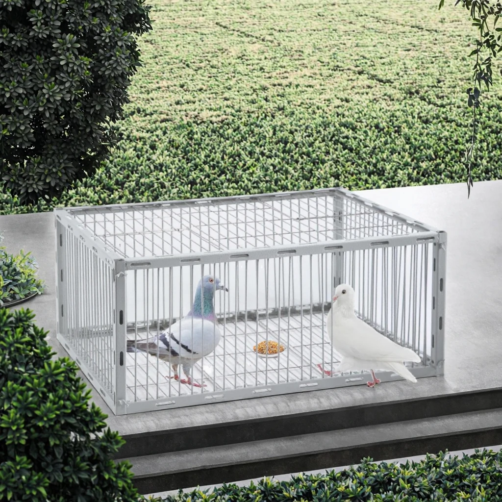 Small Bird Pigeon Auto Trap Cage One-way Entry Design No Exit Small ...