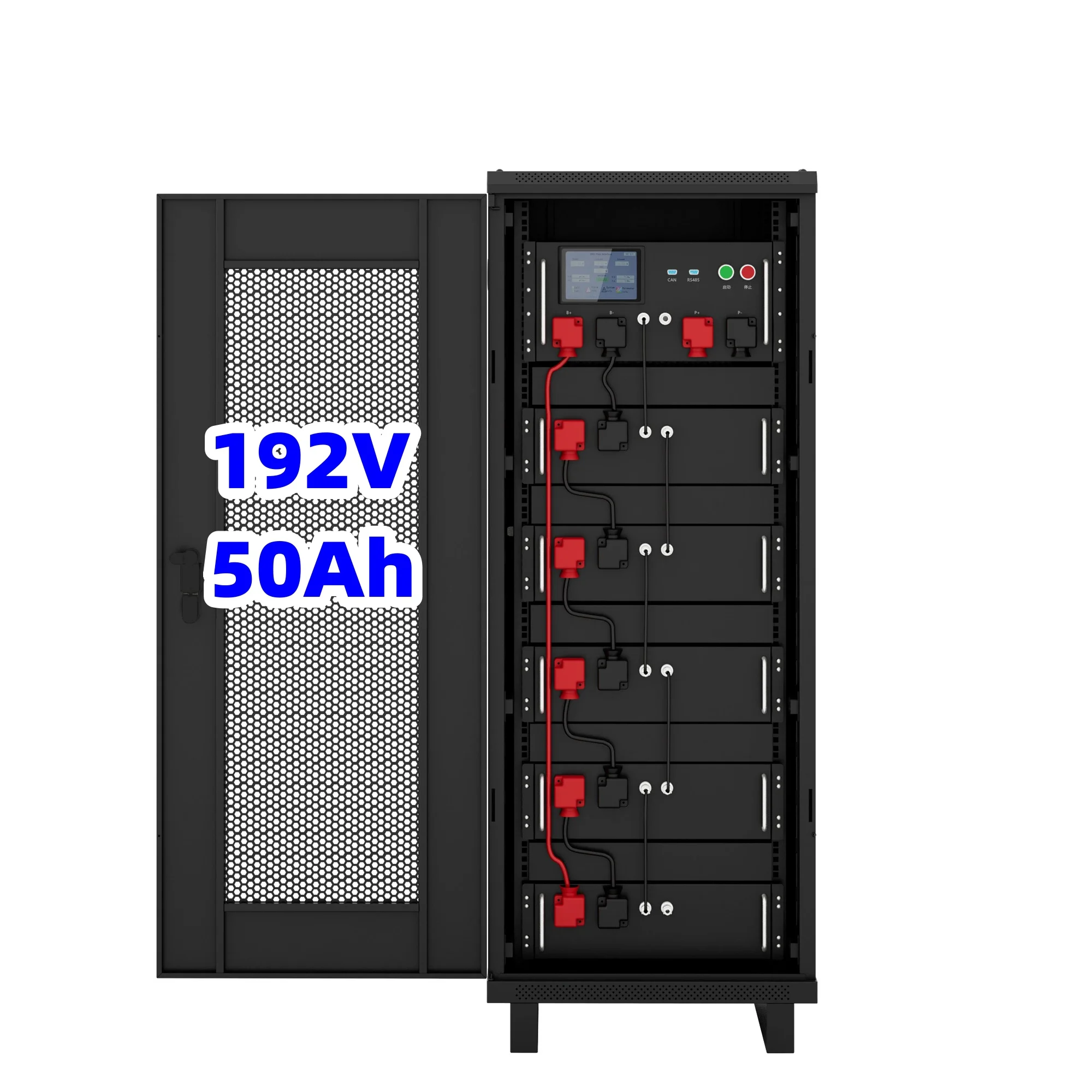 Rechargeable Lifepo4 Metal Battery Box Rack Mounted 50ah 100ah 200ah ...