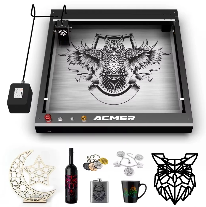 Acemr P2 10w Laser Engraving And Cutting Machine Precision High Speed ...