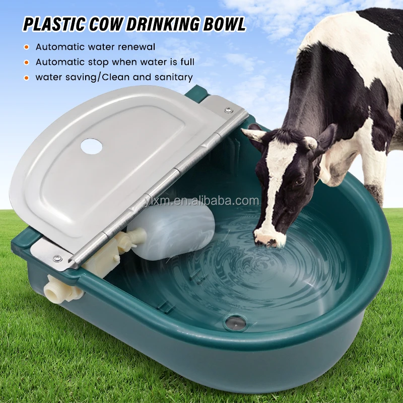 Automatic Livestock Drinking Water Trough Float Ball Bowl Plastic Horse ...