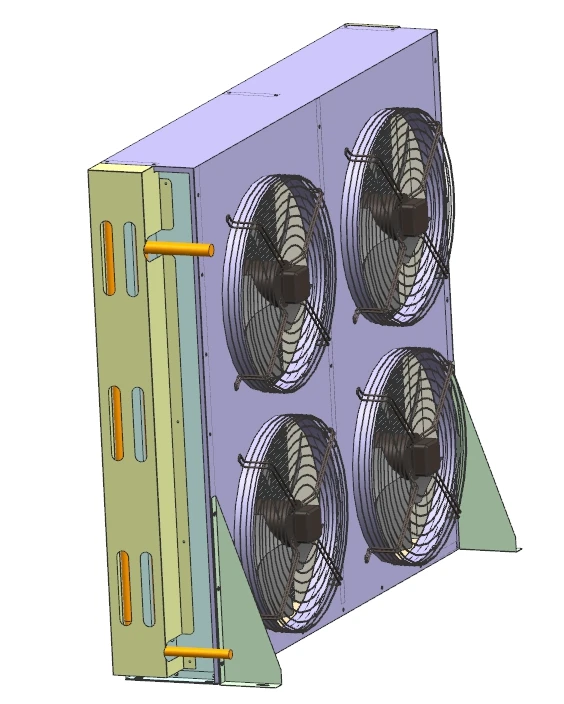 Air Cooled Compressor Condenser Unit For Cooling System Heat Exchanger ...