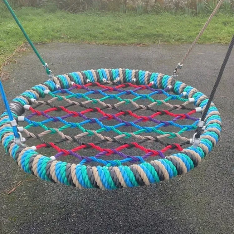 Dia 80cm 100cm Children Net Swing Playground Nest Swing Set Patio Porch ...