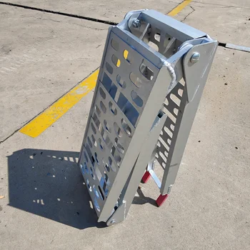 Heavy-duty Folding Aluminum Car And Motorcycle Atv Ramp Durable Loading ...