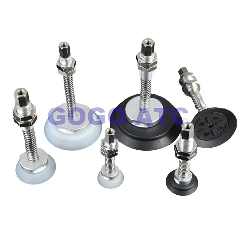 Heavy Duty SMC Sucker Vacuum Suction Cups with Gold Fittings
