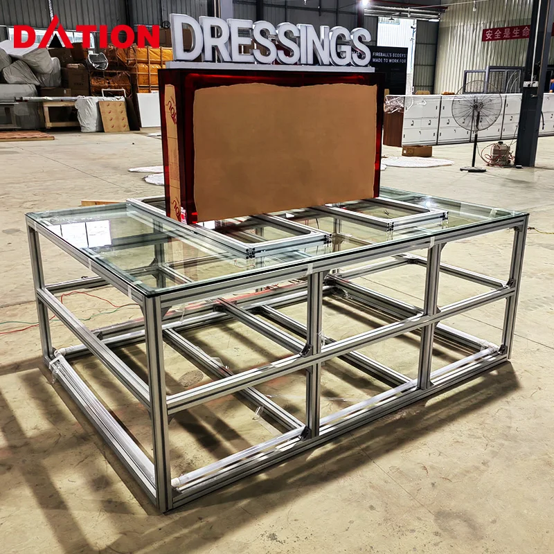 Hot Sale Rotating Glass Display Cabinet With Light Good Quality ...