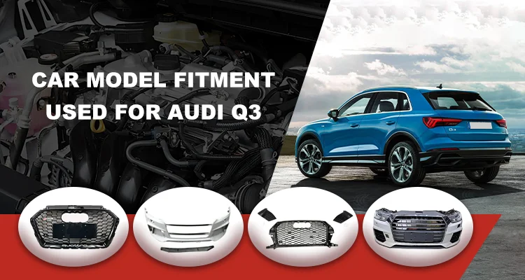 Automotive Spare Body Kits Front Honeycomb Grill For Audi Q3 2012 2013 2014 - Buy Honeycomb ...