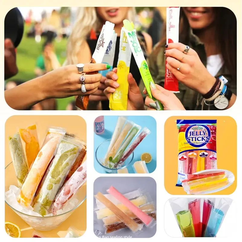 Ice Candy Popsicle Liquid Sachet Packing Machine Ice Lolly Automatic ...