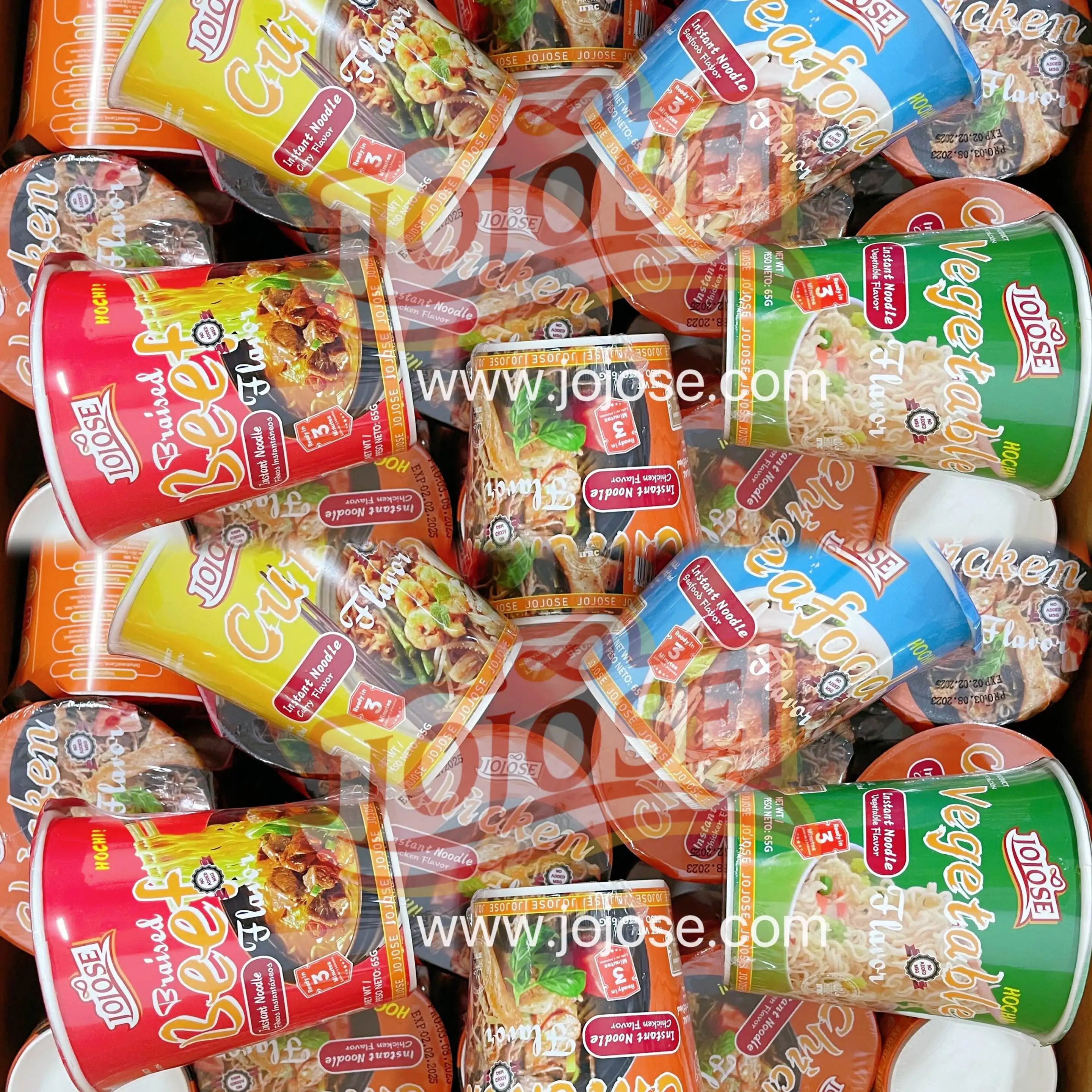 Jojose 65g Cup Noodles Chinese Instant Private Label Brc Factory Offer ...