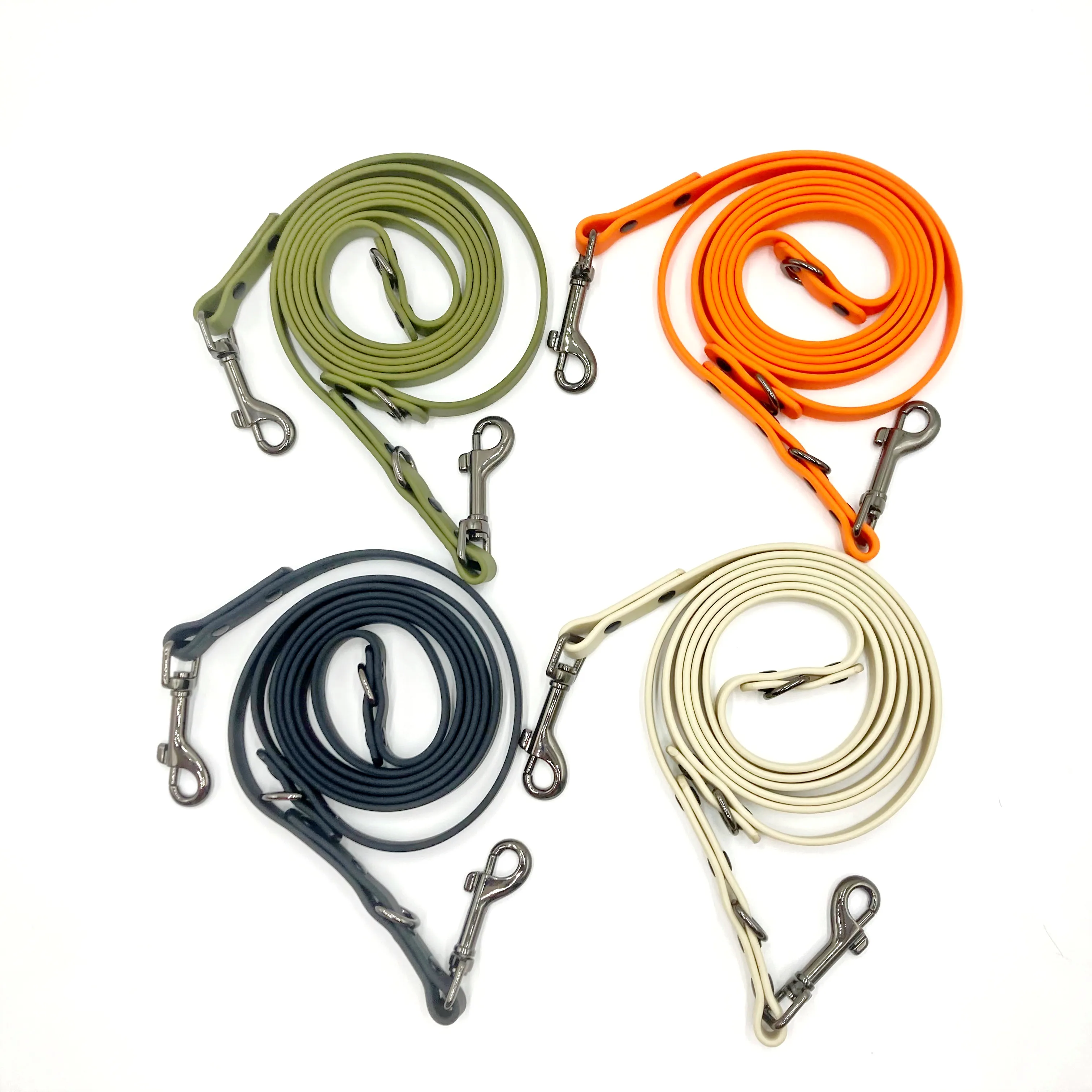 Custom Eco-friendly PVC Pet Dog Leash Multi Stage Adjustment Waterproof ...