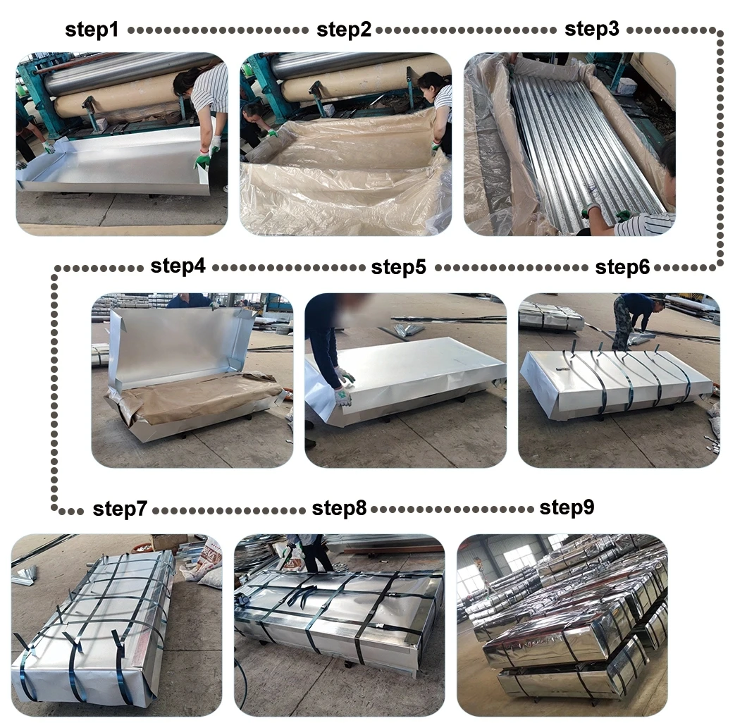 Galvanized Steel Sheet Plate Roofing Metal Corrugated Steel Roof Sheet ...