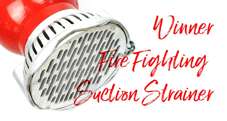 Fire Fighting Fire Pump Suction Strainer with Check Valve