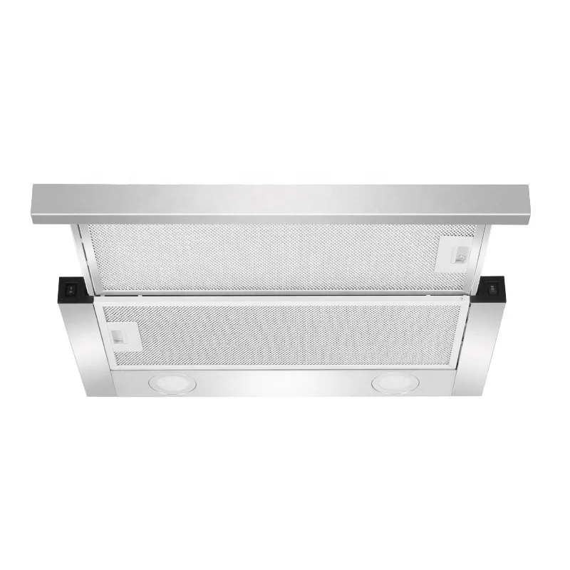 kitchen chimney 600mm Pull-out smart smoke extractor hood ductless ...