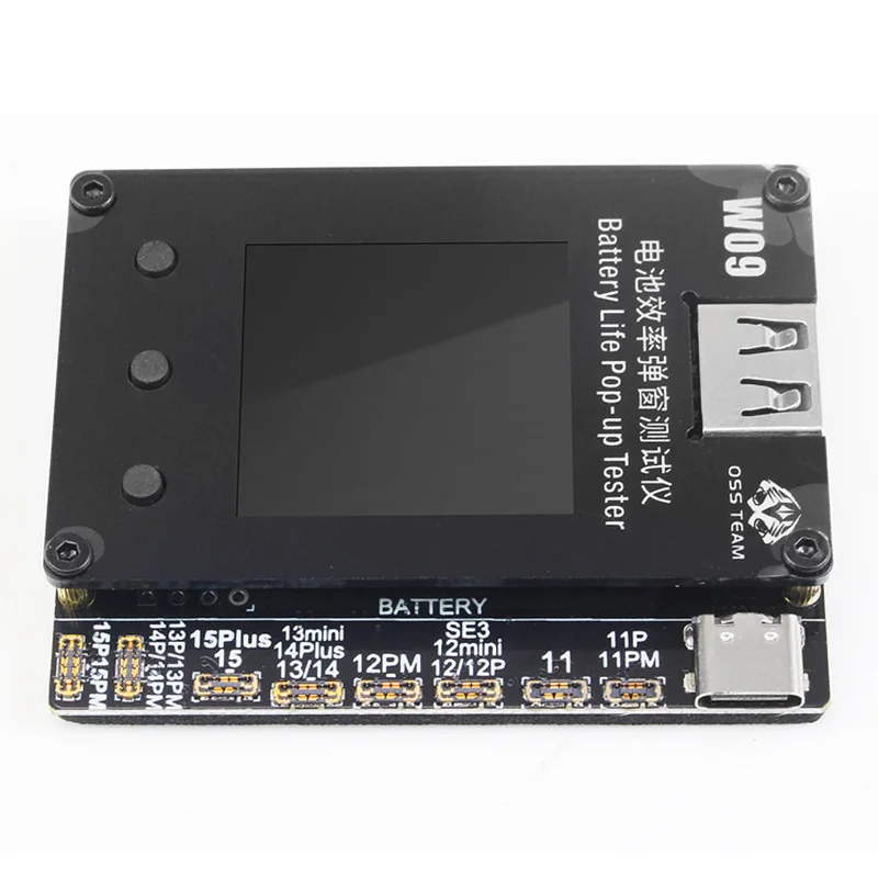 OSS W09 Pro V3 Battery Efficiency Pop up Tester for 11-15 Promax