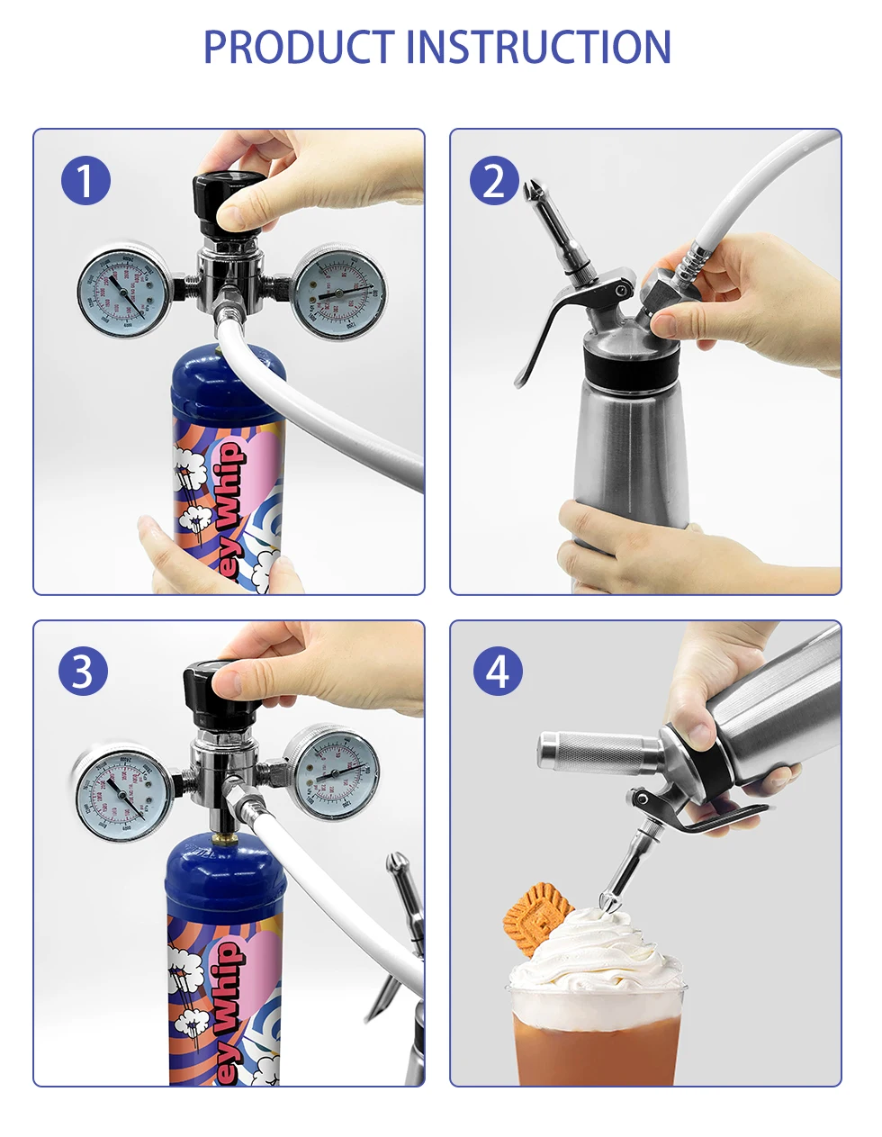 Wholesale Prices Factory Direct High Quality 580g Cream Charger In ...