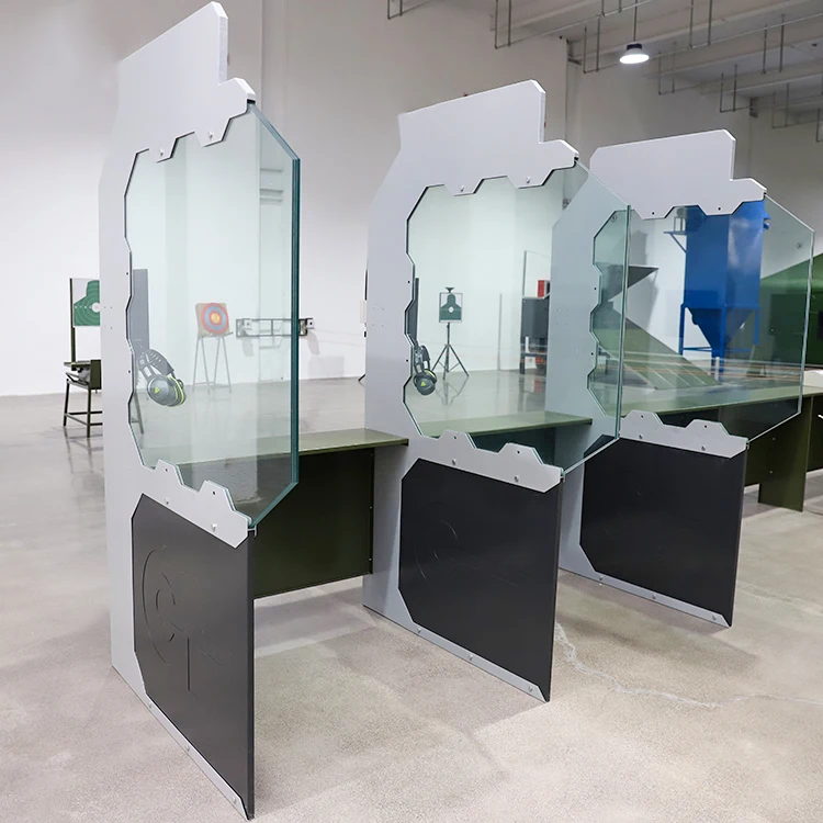 Indoor Shooting Range Equipment System Partition Shooting Stand For ...