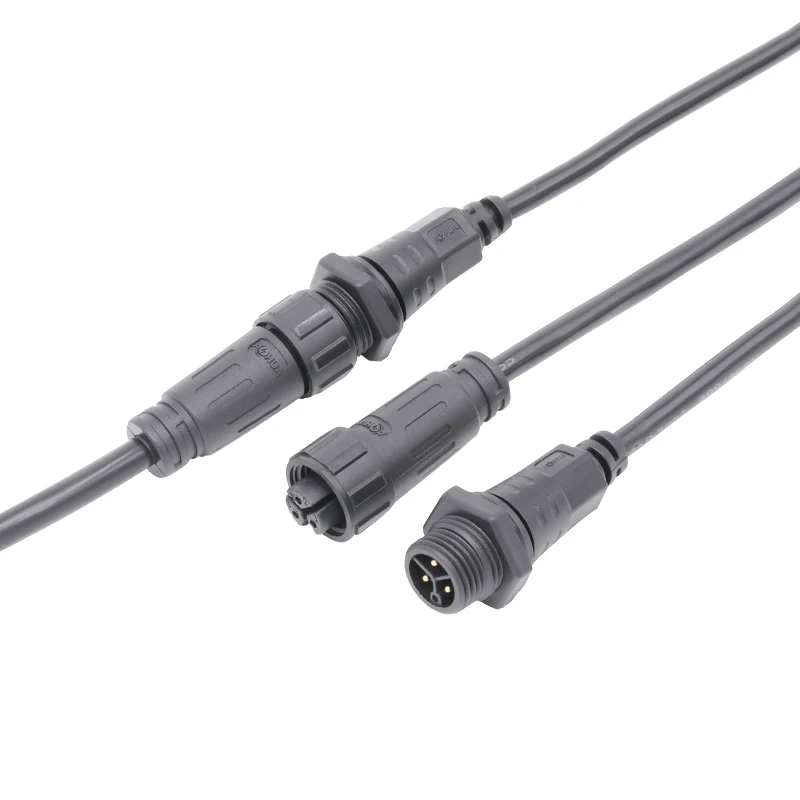 M16 6pin Junction Box Panel Mount Waterproof Male Female Electrical ...