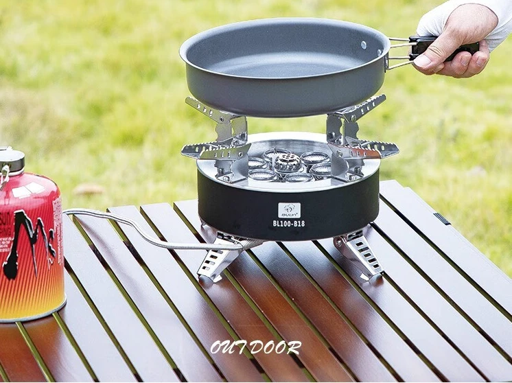 Bulin 18000w Super Power Camping Stove Windproof Seven Core Gas Furnace Foldable Backpacking ...