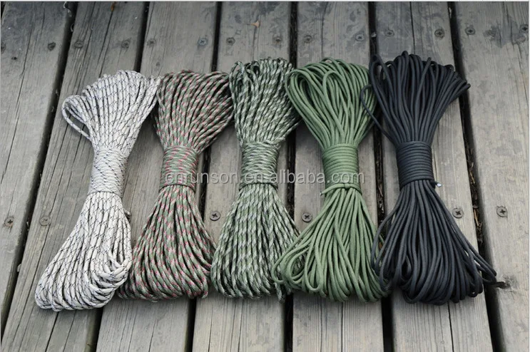 Outdoor Equipment Lashing Emergency Rope 7-core Parachute Rope Survival ...