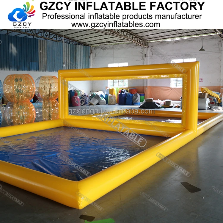 Hot Inflatable Volleyball Field on Grass Court for Sport Games ...