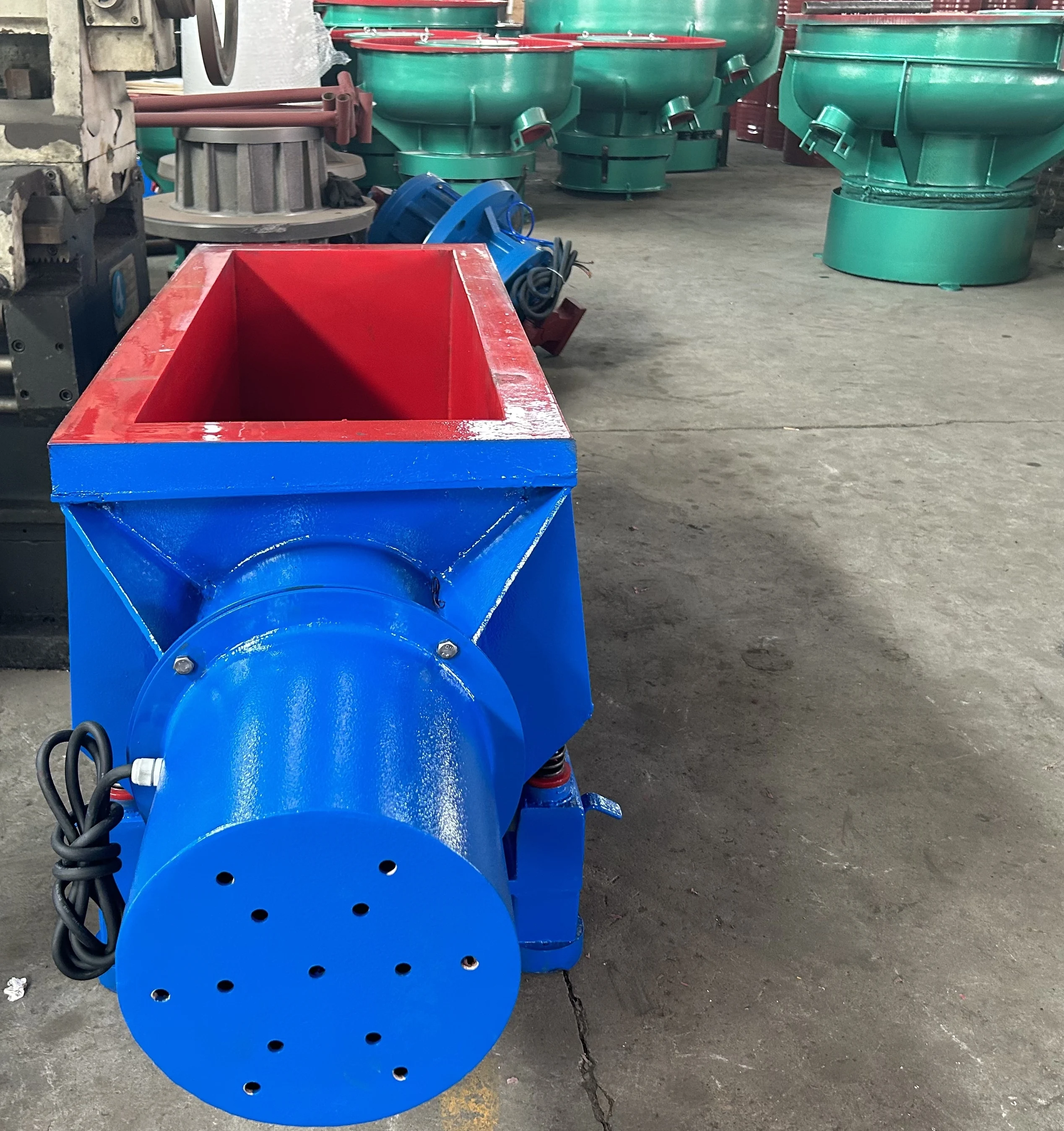 Vibration Grinder Machine Tub Trough U ShapeVibratory Polishing ...