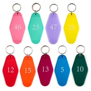 Custim Logo Hotel Key Chain Blank Key Rings Vintage Retro Room Home ...