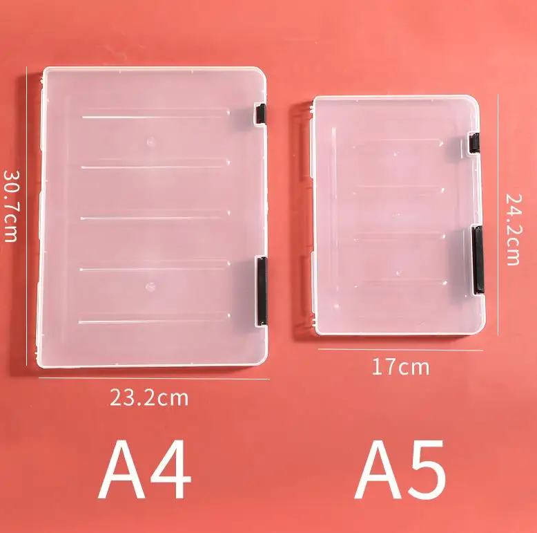 A4/A5 Paper Transparent Storage Box - Save Space & Organize