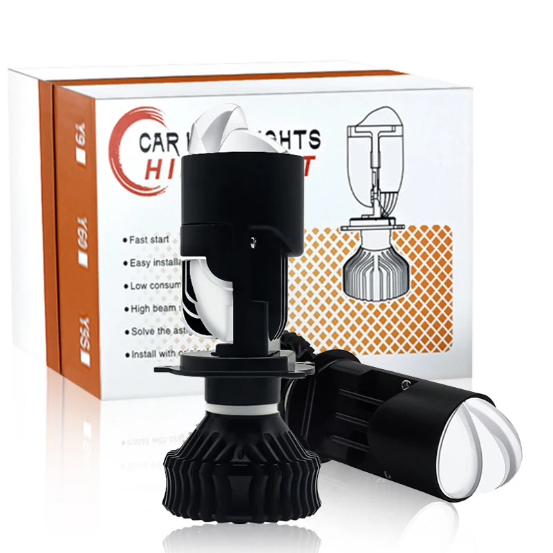 Factory Outlet 120w 20000lm Y9s High Low Beam H4 Led Headlight ...