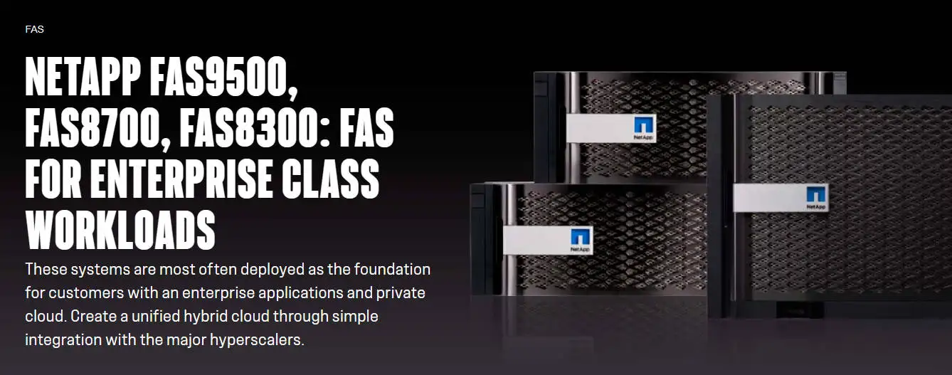High Quality Fas9500 Netapp Fas Series 8u Hybrid Flash Nas Networking Data Storage - Buy Netapp ...