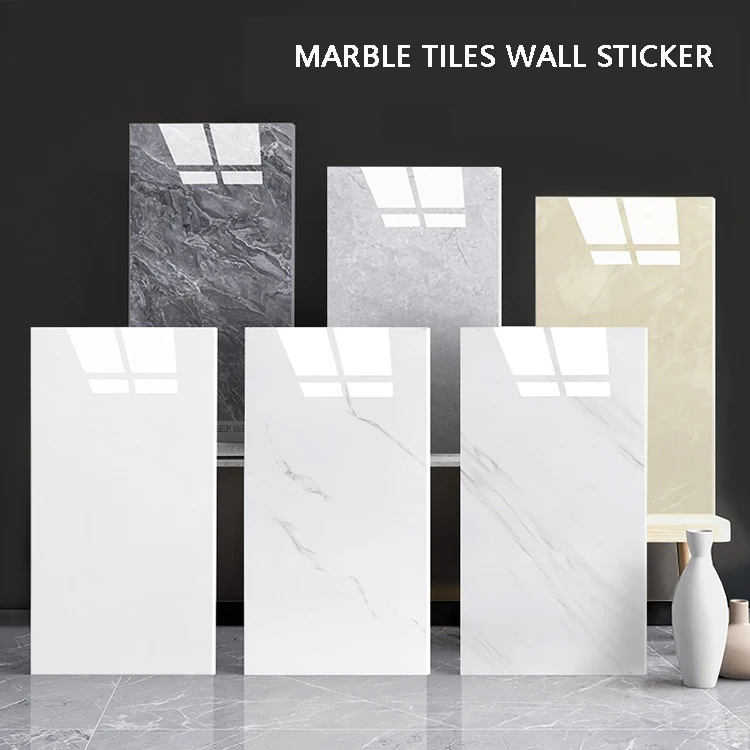 Kitchen Marble Wallpaper Pvc Marmol Decorativo Panel De Pared 3d Pe ...