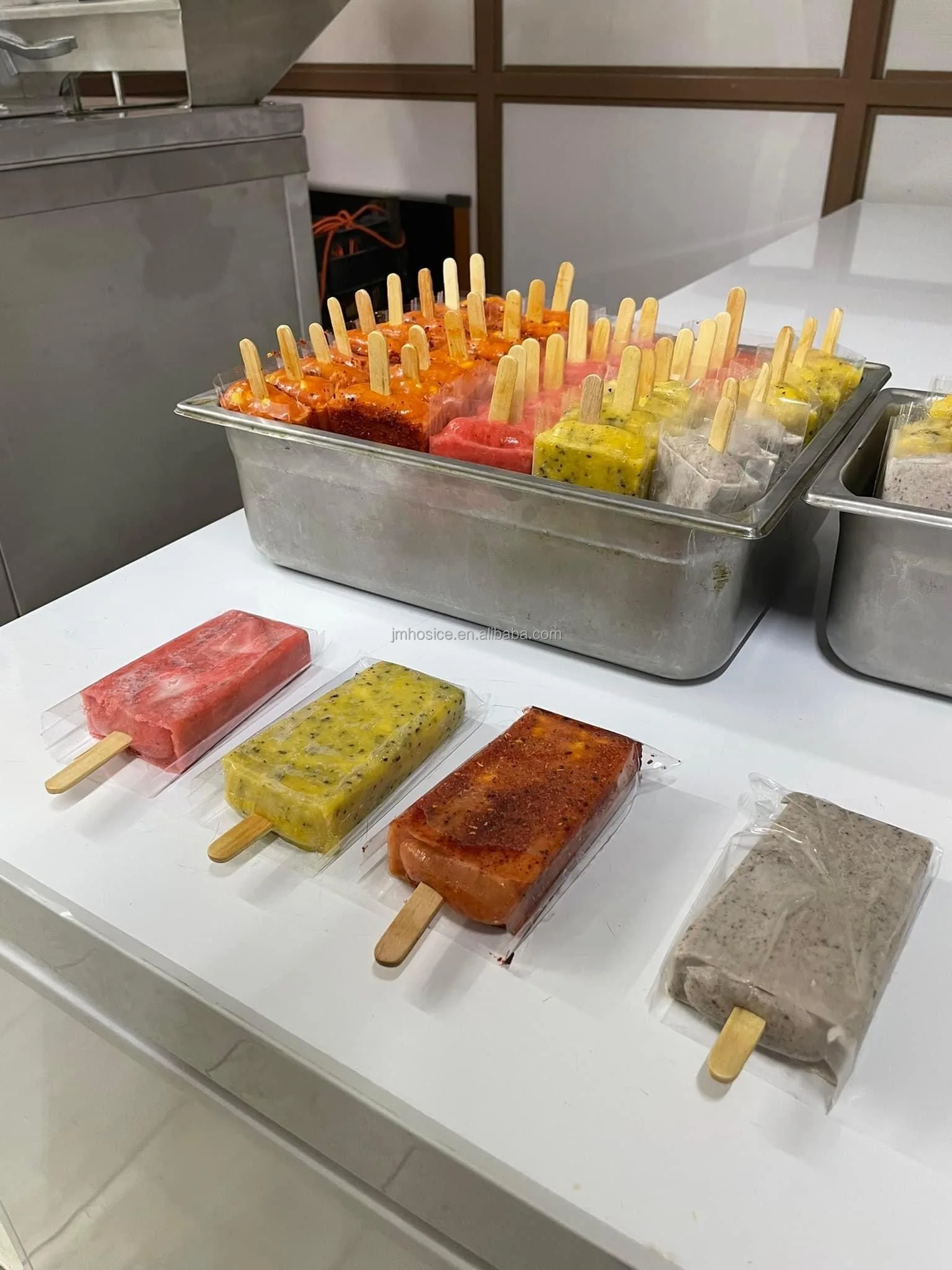 10 Moulds Commercial Stainless Steel Popsicle Machine Ice Cream Bar ...