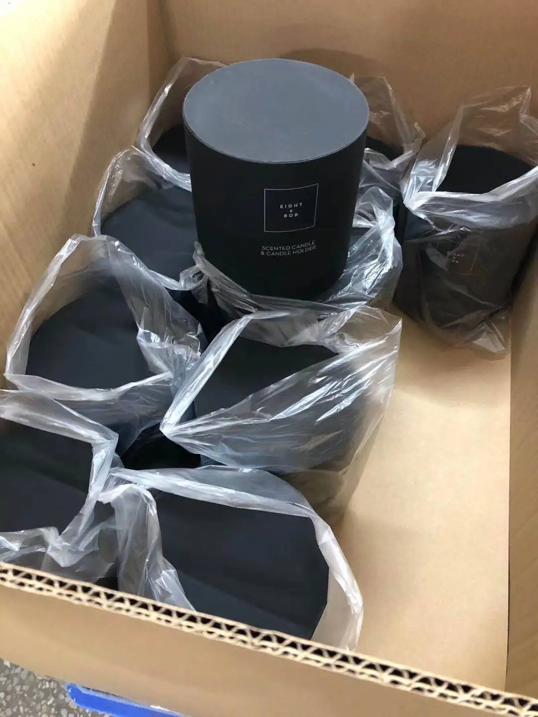 Luxury Black Cardboard Aroma Home Fragrance Reed Diffuser Glass Bottle ...