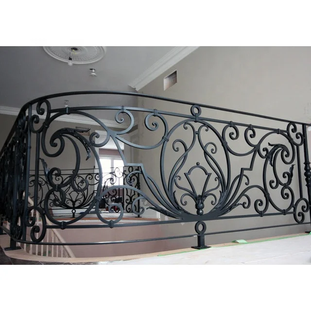 Wrought Iron Railing Parts Balcony Railing Wrought Iron Railing Fence ...