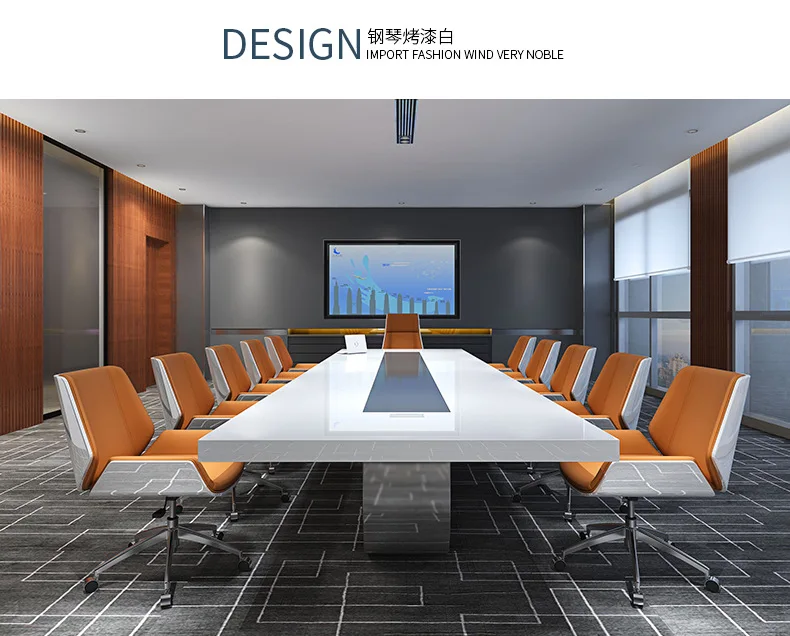 Large Office Conference Table - Modern & Customizable