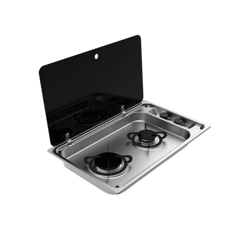 Motorhome Trailer Stainless Steel Cooker Rv Stove Gas burner Portable ...