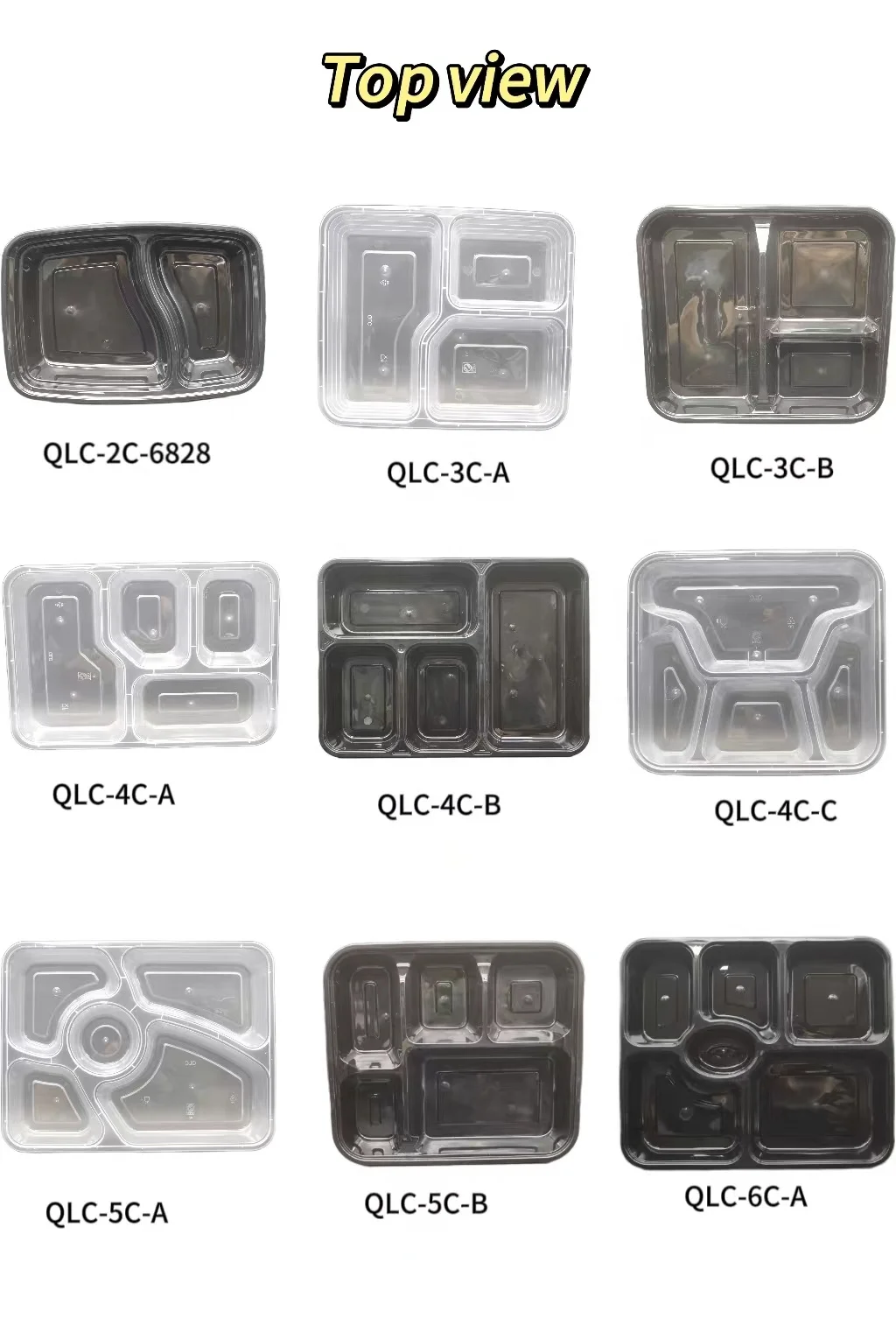 Wholesale Detachable Stackable Food Take Out Packaging
