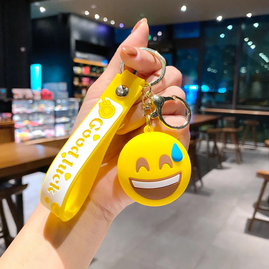 Emojio Creative 3D Cute Good Mood Cartoon Smile Key Chain