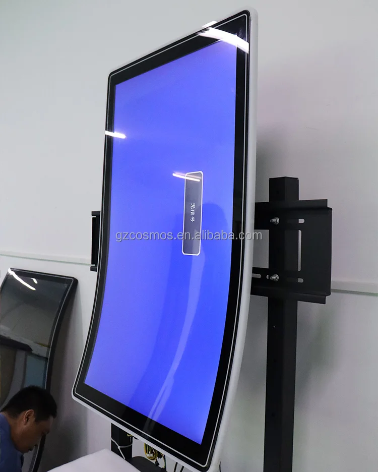 43 Inch Curved Touch Screen Monitor With Led Bar For Bally Gaming ...