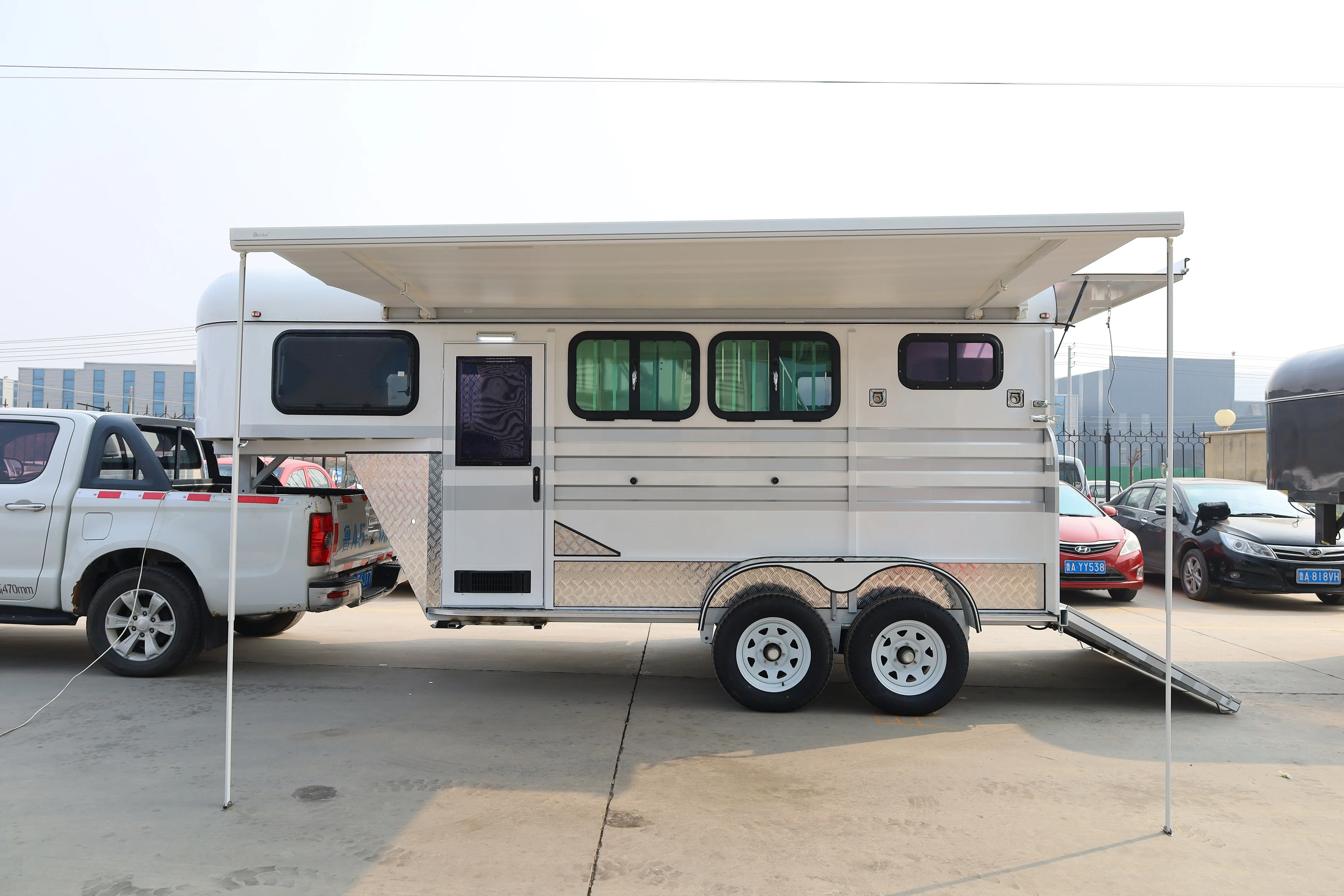 Cheap!sales Promotion! 2 Horses Gooseneck Standard Transport Horse ...